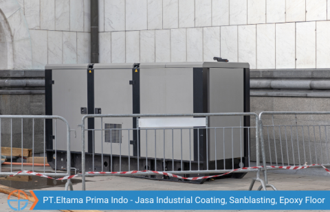 JASA EPOXY LANTAI RUANG GENSET – COATING LANTAI