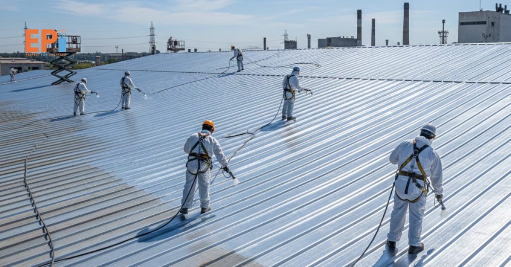 Jasa Cat Atap Galvalum Anti Karat - Eltama Coating