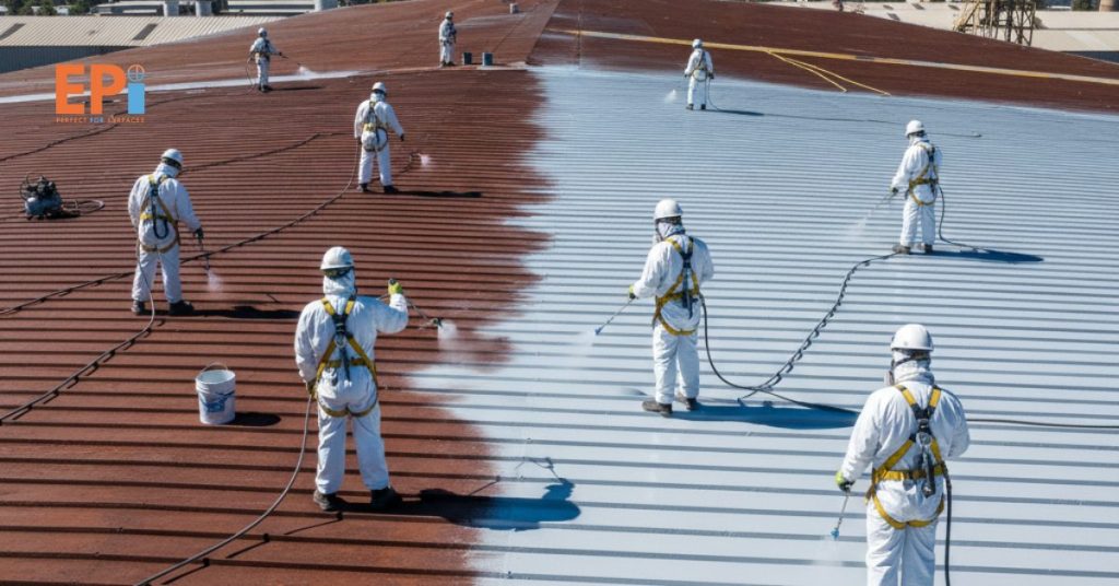 Jasa Cat Atap Metal Tahan Lama - Eltama Coating